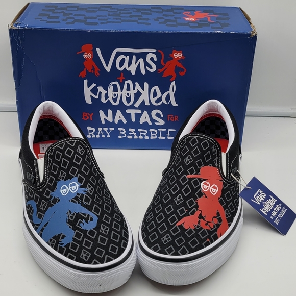 Vans | Shoes | New Vans Classic Slipon X Krooked By Natas For Randy ...